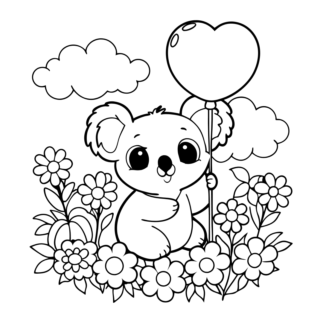 10+ Best Koala Bear Coloring Pages | Hitcoloringpages.com